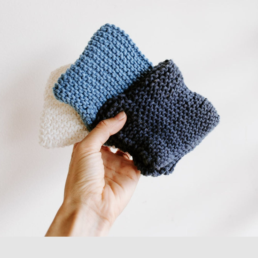 Hand Knitted Face Washers - pack of 3 | Urban Revolution - Urban ...
